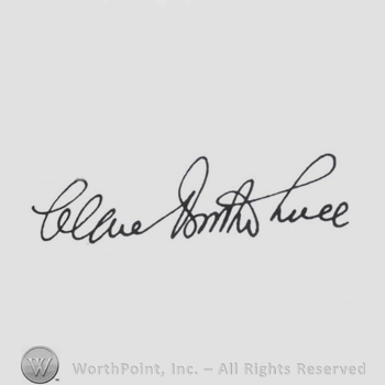 Mark with Signature: Clare Boothe Luce. | #570639