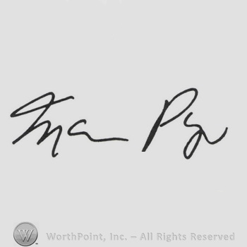 Mark with Signature: Mario Puzo. | #570641