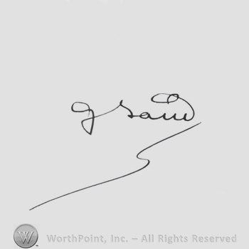 Mark with Signature: George Sand. | #570668
