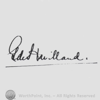 Mark with Signature: Sir Geoffrey De Havilland. | #570705