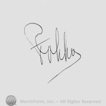 Mark with Signature: Anthony Fokker. | #570709