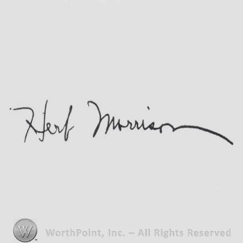 Mark with Signature: Herb Morrison. | #570714