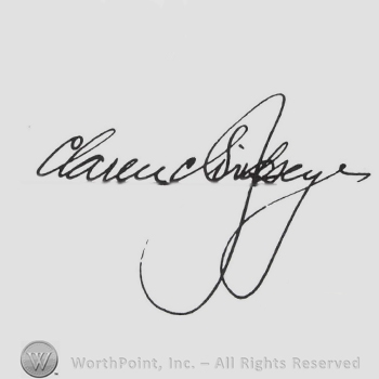 Mark with Signature: Clarence Birdseye. | #570729