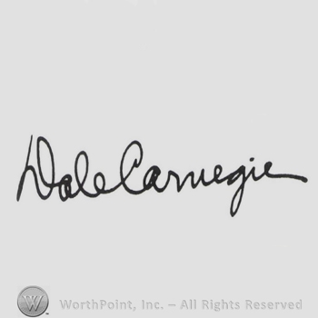 Mark with Signature: Dale Carnegie. | #570734