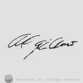 Mark with Signature: Alfred Carlton Gilbert. | #570755