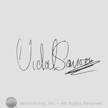Mark with Signature: Vidal Sassoon. | #570800
