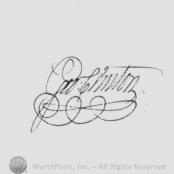 Mark with Signature: George Clinton. | #570818