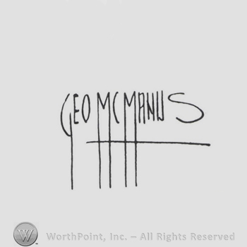 Mark with Signature: George McManus. | #570857