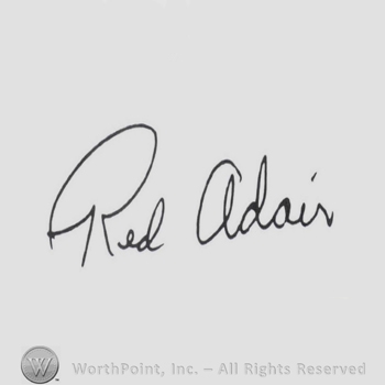 Mark with Signature: Red Adair. | #570864