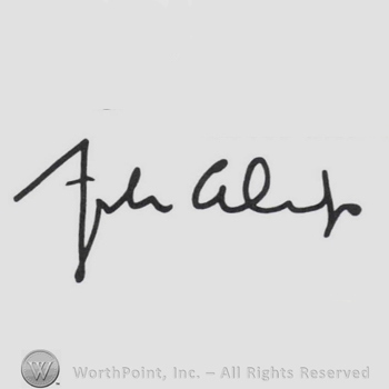 Mark with Signature: Joseph Alsop. | #570865