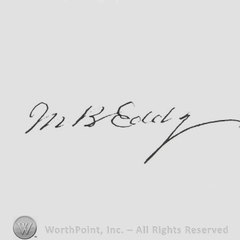 Mark with Signature: Mary Baker Eddy. | #570895