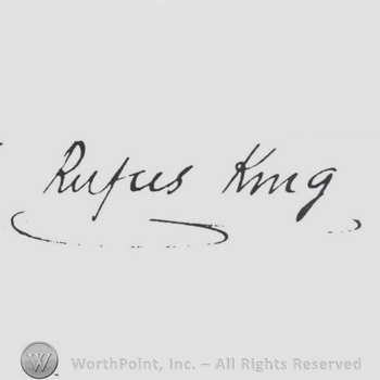 Mark with Signature: Rufus King. | #570919