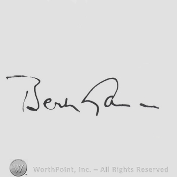 Mark with Signature: Bert Lance. | #570925