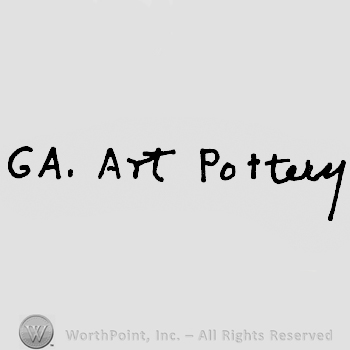 Mark with Ga. Art Pottery written | #5710