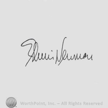 Mark with Signature: Edwin Newman. | #571802