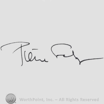 Mark with Signature: Pierre Salinger. | #571817