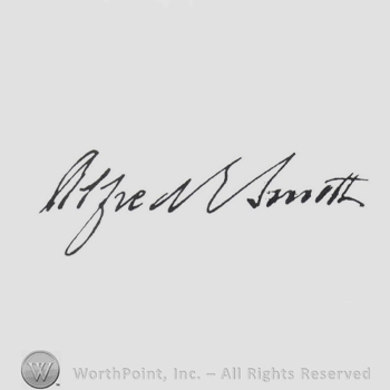 Mark with Signature: Alfred E. Smith. | #571819