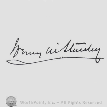 Mark with Signature: Sir Henry Stanley. | #571821