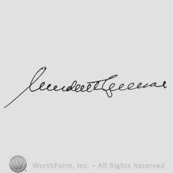 Mark with Signature: Wendell L. Wilkie. | #571837