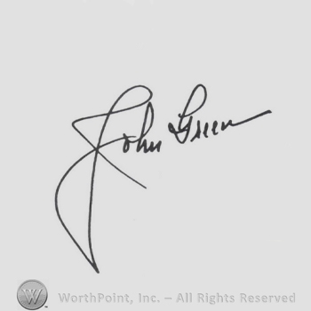 Mark with Signature: John Green. | #571868