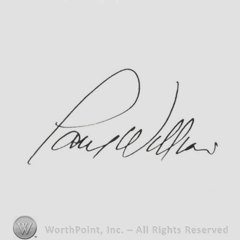 Mark with Signature: Paul Williams. | #571885