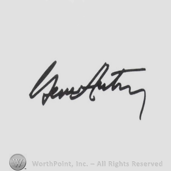 Mark with Signature: Gene Autry. | #571894