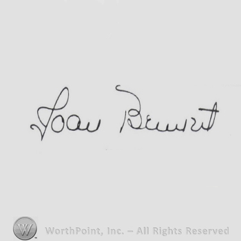 Mark with Signature: Joan Bennett. | #571901