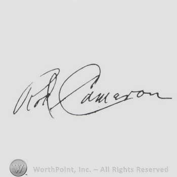 Mark with Signature: Rod Cameron. | #571920