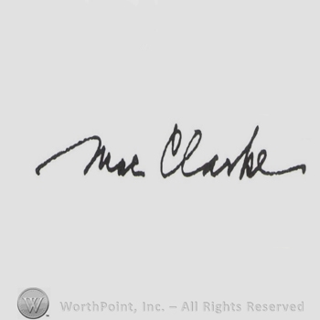Mark with Signature: Mae Clark. | #571926