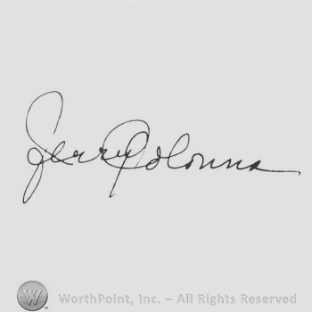 Mark with Signature: Jerry Colonna. | #571929