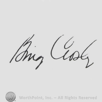 Mark with Signature: Bing Crosby. | #571933