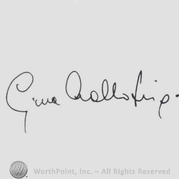 Mark with Signature: Gina Lollobrigida. | #571999