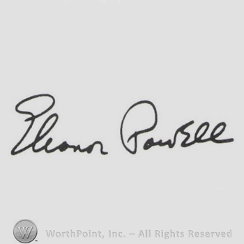 Mark with Signature: Eleanor Powell. | #572023
