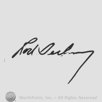 Mark with Signature: Rod Serling. | #572042