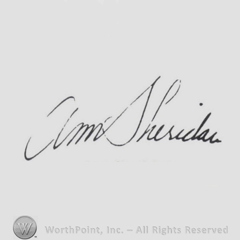 Mark with Signature: Ann Sheridan. | #572043
