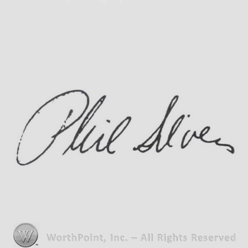 Mark with Signature: Phil Silvers. | #572045