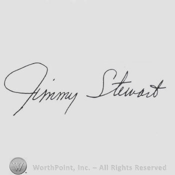 Mark with Signature: Jimmy Stewart. | #572046