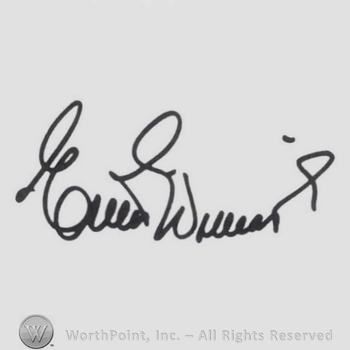 Mark with Signature: Esther Williams. | #572054