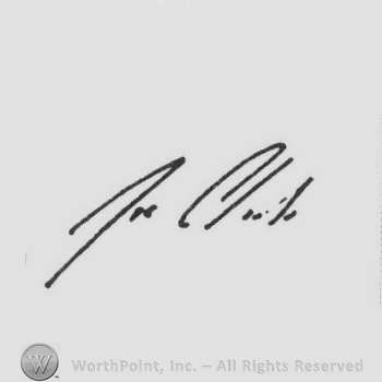 Mark with Signature: Joe Clark. | #572060