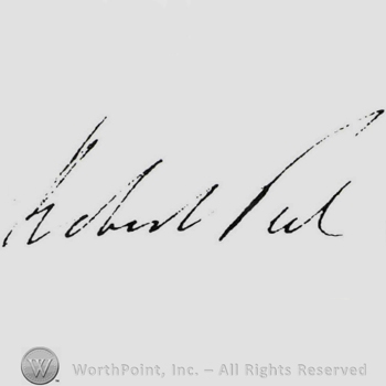Mark with Signature: Sir Robert Peel. | #572095