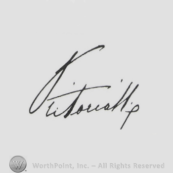 Mark with Signature: Queen Victoria. | #572104