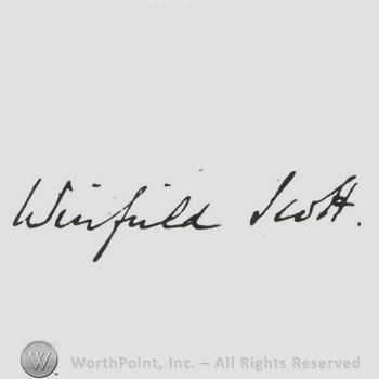 Mark with Signature: Winfield Scott. | #572131