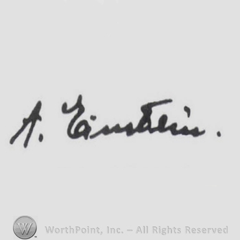 Mark with Signature: Albert Einstein. | #572155