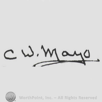 Mark with Signature: Charles W. Mayo. | #572168