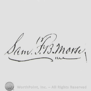 Mark with Signature: Samuel Finley Breese Morse. | #572171