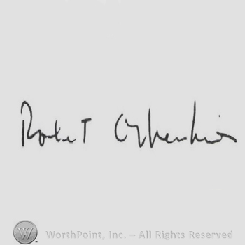 Mark with Signature: Robert Oppenheimer. | #572172