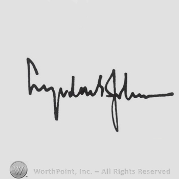Mark with Signature: Lyndon Baines Johnson. | #572209