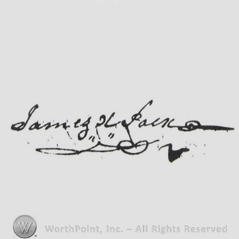 Mark with Signature: James K. Polk. | #572219