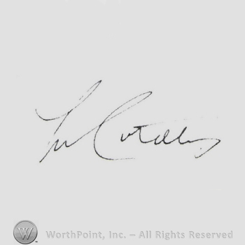 Mark with Signature: Lou Costello. | #576428