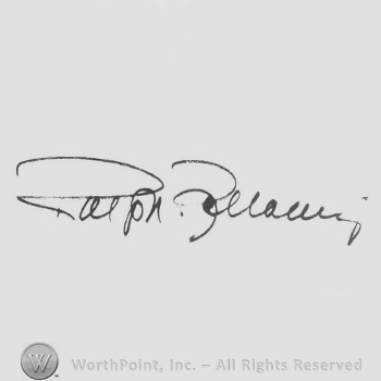 Mark with Signature: Ralph Bellamy. | #576452